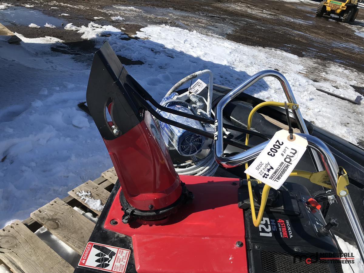 Honda HS 521 4-Stroke Snow Blower